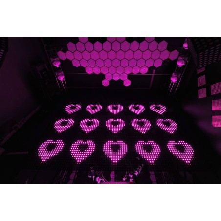 64 Dot Pixel LED Dance Floor Panels 500mm x 500mm