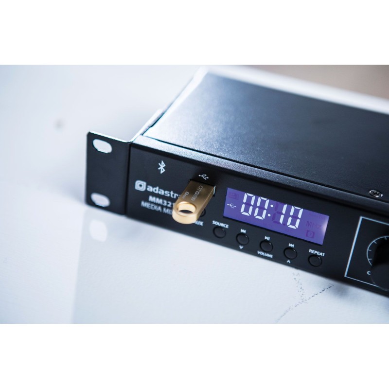 Wireless Rack Mixer With Bluetooth USB SD Card FM MP3 Player All In One