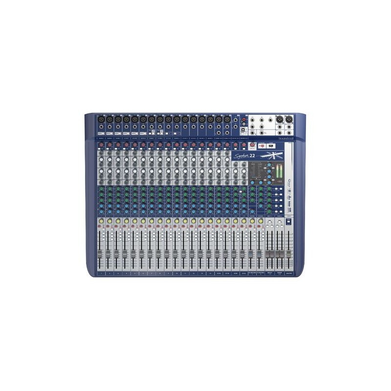 Signature 22 Analogue Mixer 22 Channel 4 EQ Bands 5 AUX