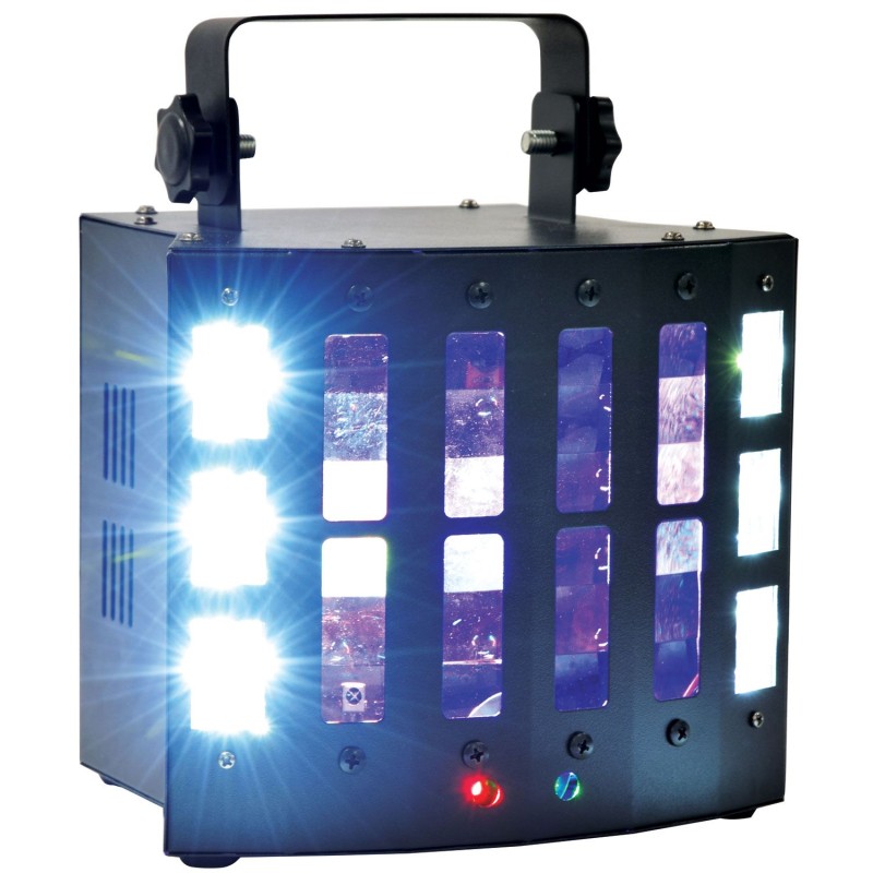 Lighting Effects LED Beamer 4-in-1 LED Effects with Beams Strobe UV and ...