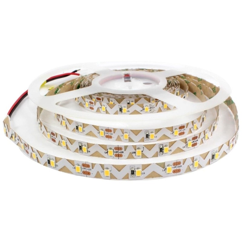 Bendable Zig Zag LED Strip Light Warm White 12w 60 LED per m 5m Reel