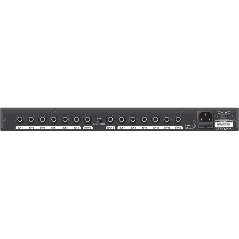 Signal Line Splitter with 2 line inputs and 12 Outputs