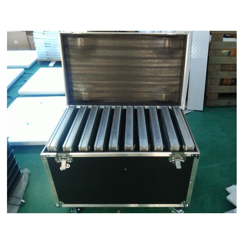 Flight Case for upto 10 Single Pixel LED Interactive Floor Modules