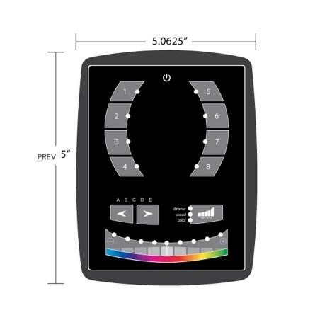 Programmable DMX Panel Controller with 2x 512DMX SD Card Presets RS232 ...