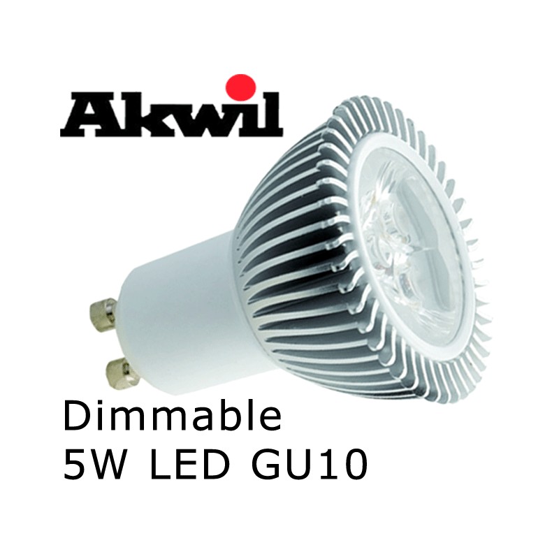 DIMMABLE LED GU10 Bulb 5W 25/40/60 Degree TRUE FIT UK 240V / 220V ...