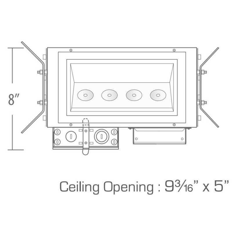 Coloronix SR6LV77W 20W RGBW LED 6 Inch Recessed Adjustable Dimmable ...