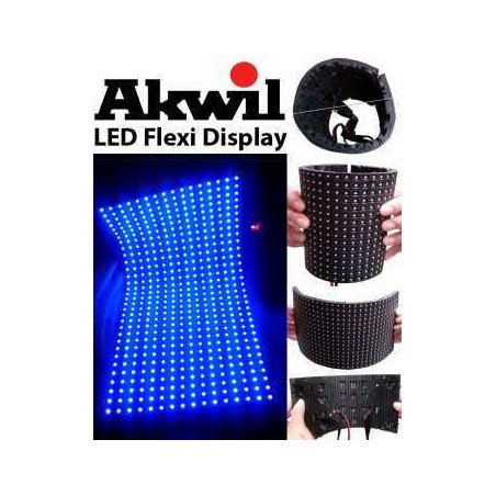 Flexible LED Display Panel AK-10F Akwil P10 10mm Pitch LED Display ...