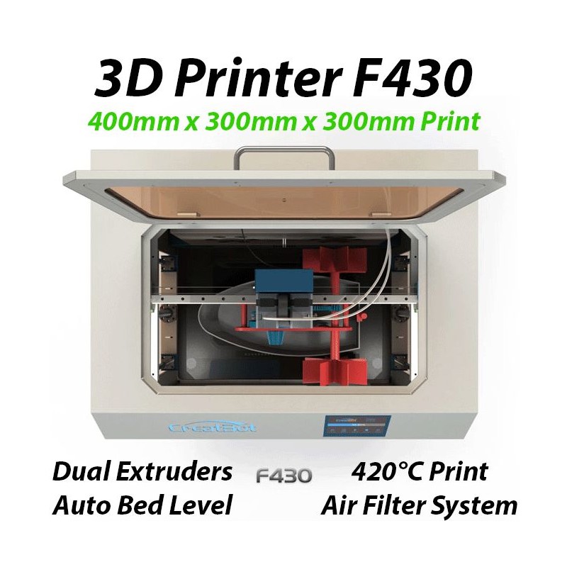 CreatBot F430 3D Printer 420°C Dual Extruders 400x300x300mm Build Size ...