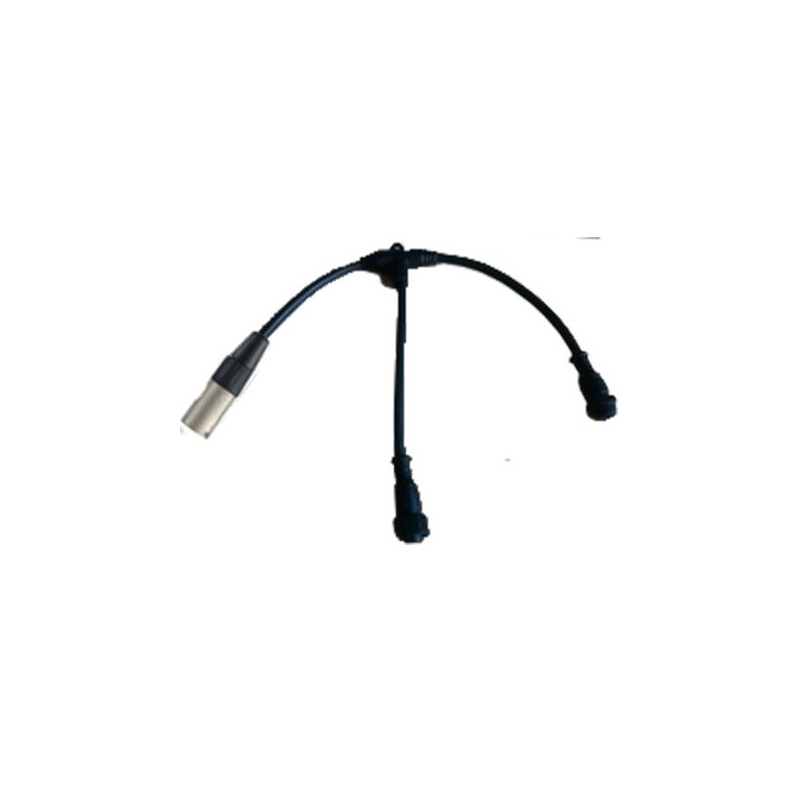 4-pin DMX 2pin PSU T-Extender Booster Cable - 3D LED Tubes - Bars ...