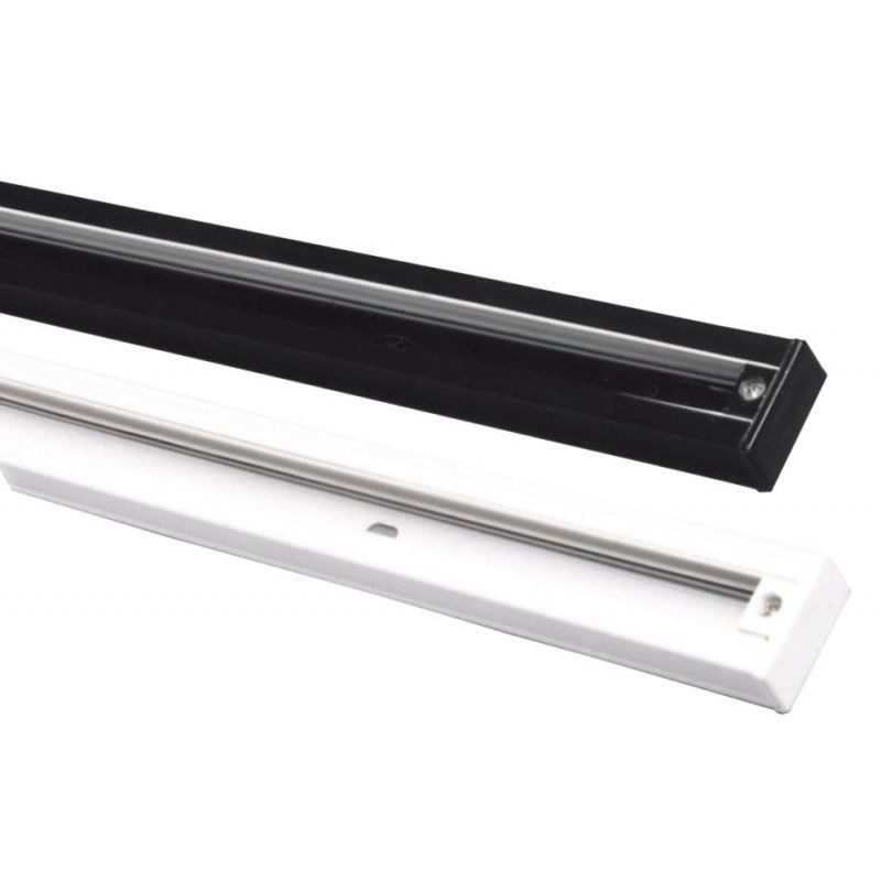 Single Channel 2m Track in Black 2-Wire - LED Track Lighting - Akwil Ltd