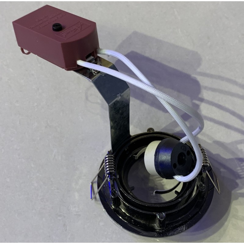 Black Nickel Universal Angle Fitting for GU10 and MR16 Light Bulbs ...