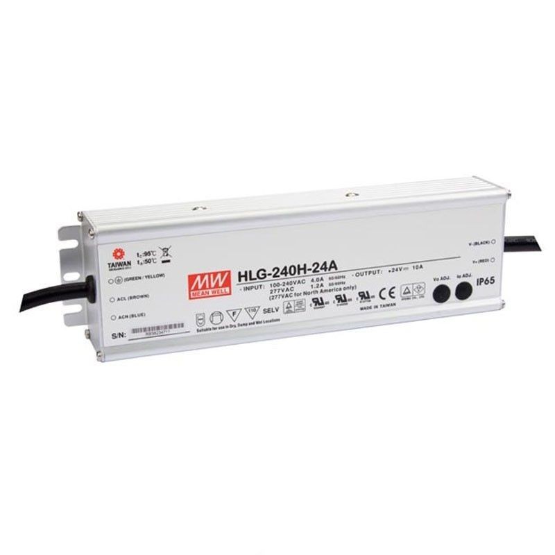 Meanwell HLG-240-24A 240W 24V Constant Voltage Power Supply with Vo and ...