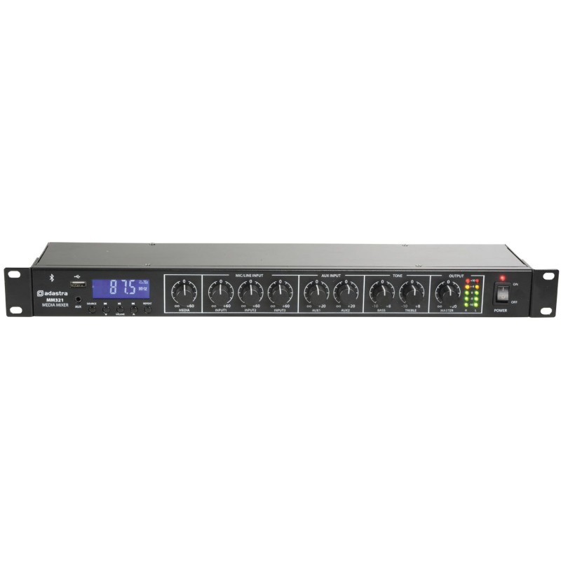Wireless Rack Mixer With Bluetooth USB SD Card FM MP3 Player All In One ...