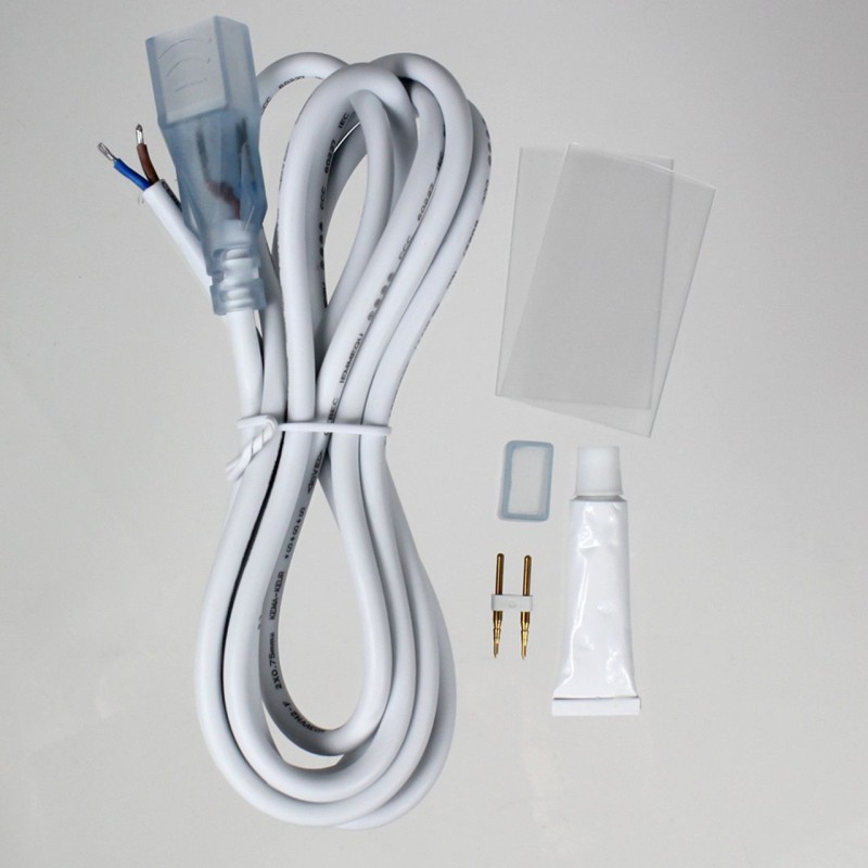 NEON Flex Cable Connector for Single Colour LED NEON FLEX with Pins and ...