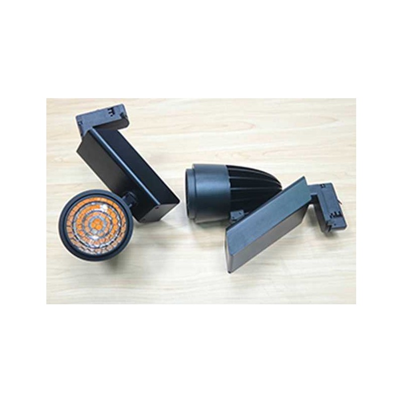 15W LED Dimmable Honeycomb Louver Track Light Fitting - Lens Colour ...